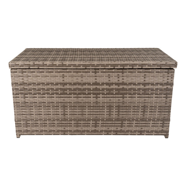 Sundale Outdoor 40.16'' W 60 Gallons Wicker Deck Box & Reviews | Wayfair